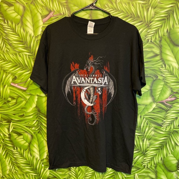 Gildan | Shirts | Avantasia Rock Opera Metal Band Dragon Moonglow ...